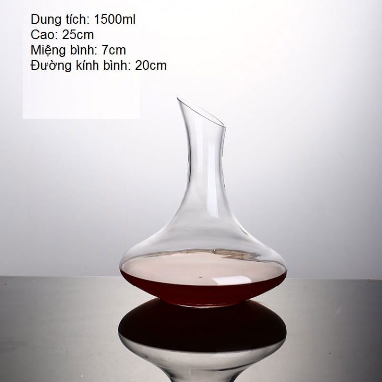 4 Mẫu decanter thủy tinh rượu vang cao cấp sang trọng - CobanMart