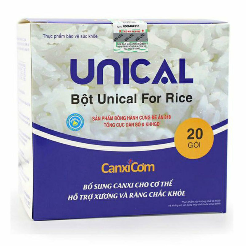 Canxi cơm Unical nguyên liệu Nhật Bản bổ xung calcium hàng chính hãng ...